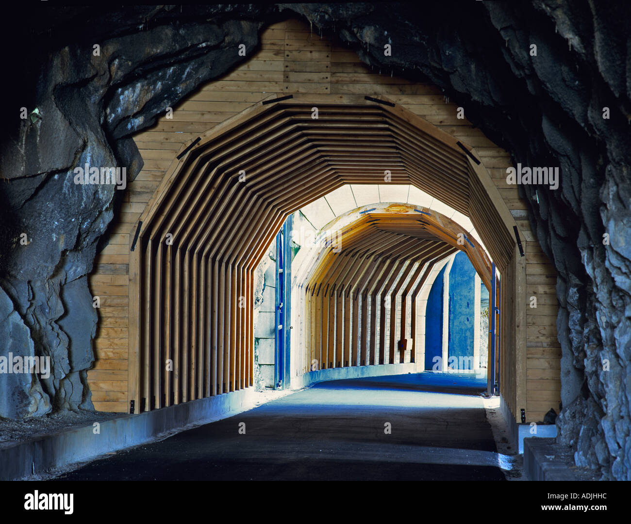 Twin Tunnels near Mosier Oregon Columbia River Gorge National Scenic ...