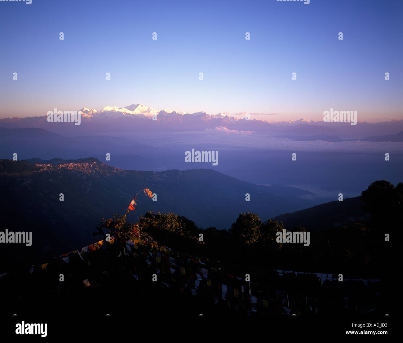 Sunrise on Himalaya Stock Photo - Alamy