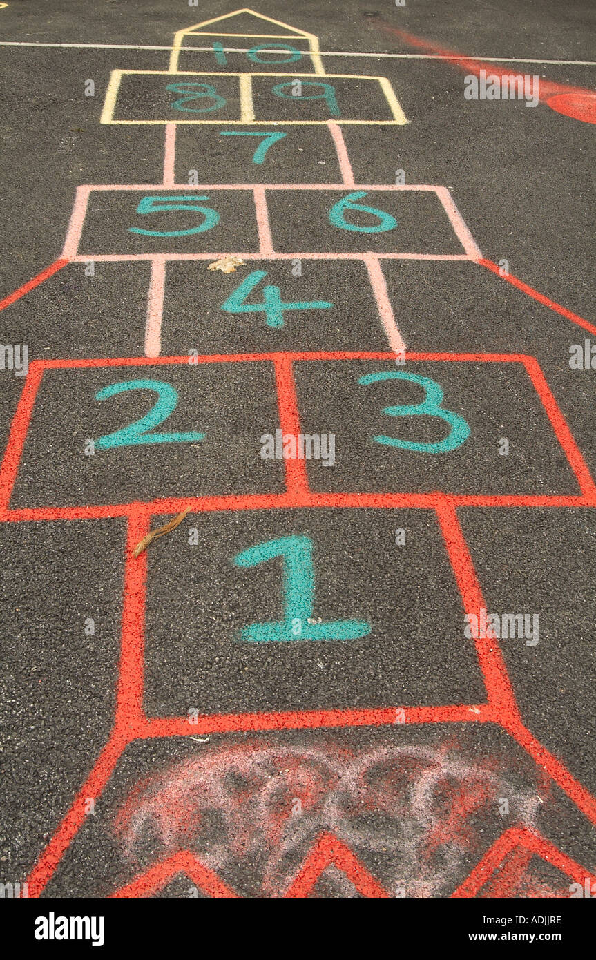 hopscotch, hop, scotch, count, counting, education, play, playing ...