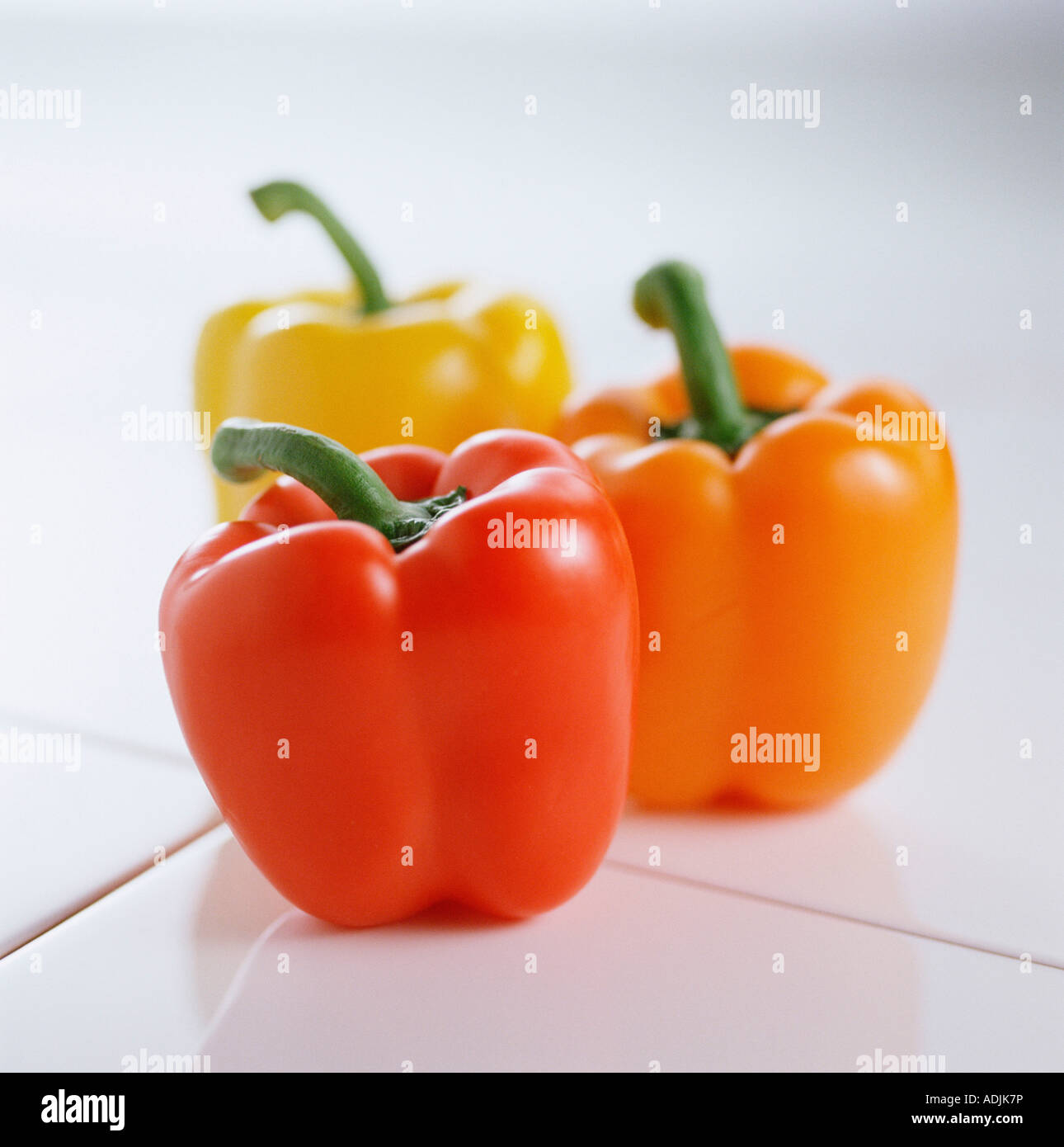 Some colorful paprikas Stock Photo - Alamy