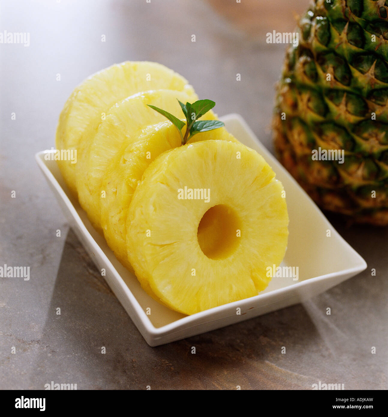 A sliced pineapple Stock Photo - Alamy
