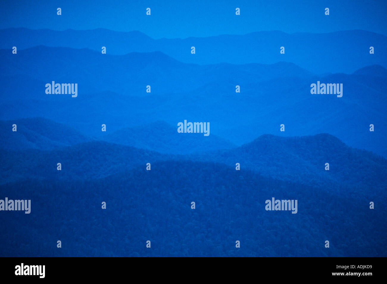 Blue Sky Smokey Mountains 3 Stock Photo - Alamy