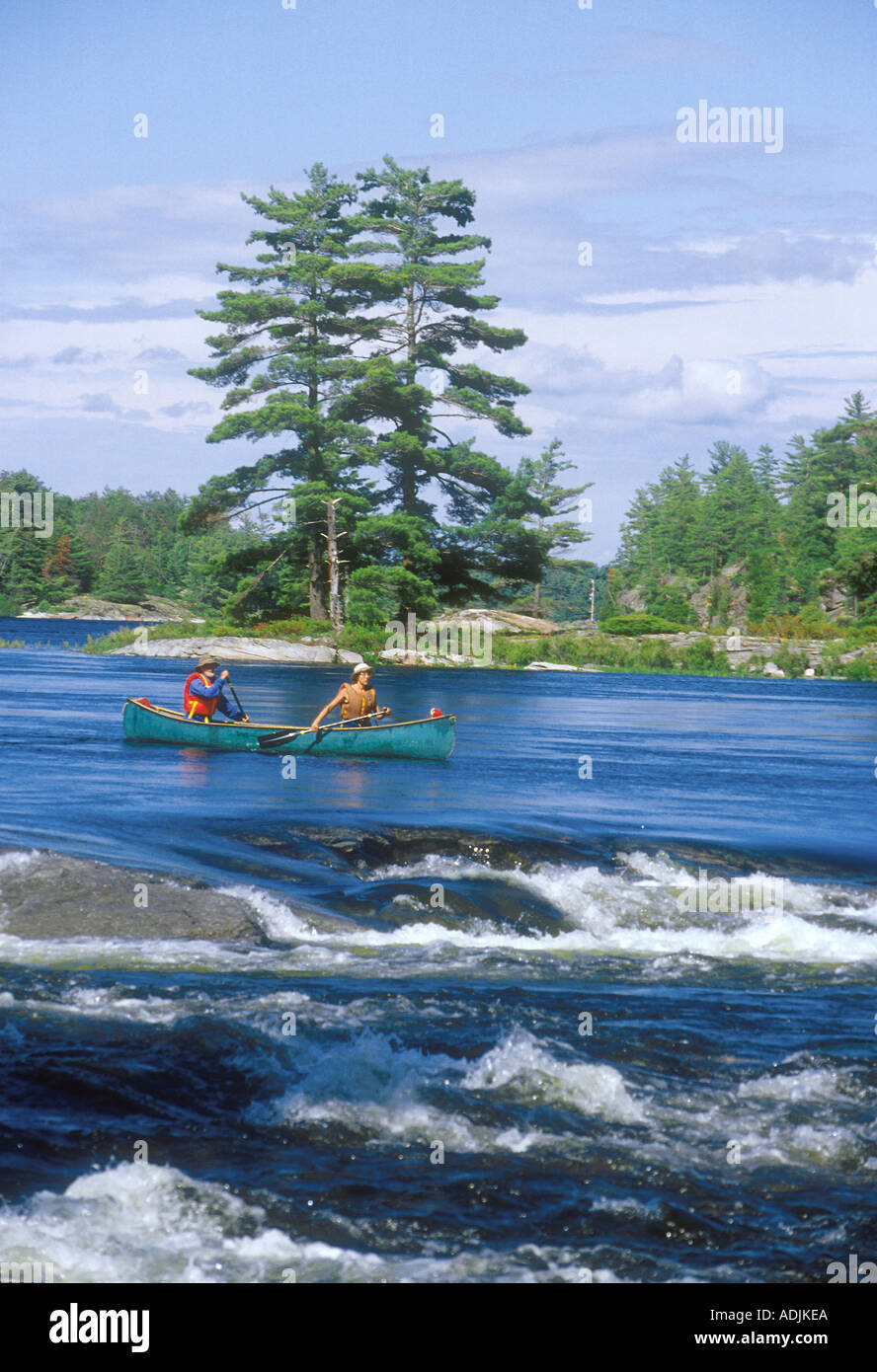 outdoor adventure adult action scenery canoeing Stock Photo - Alamy