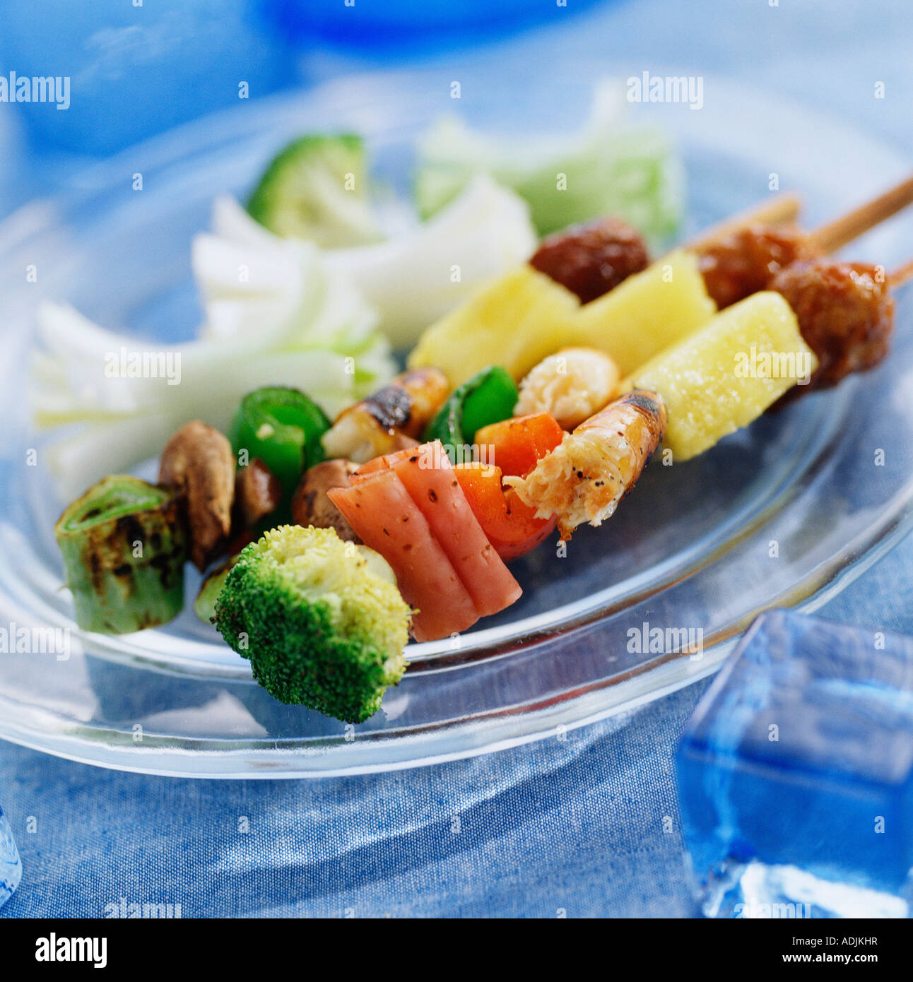 Western food ; sticked Kebab Stock Photo - Alamy