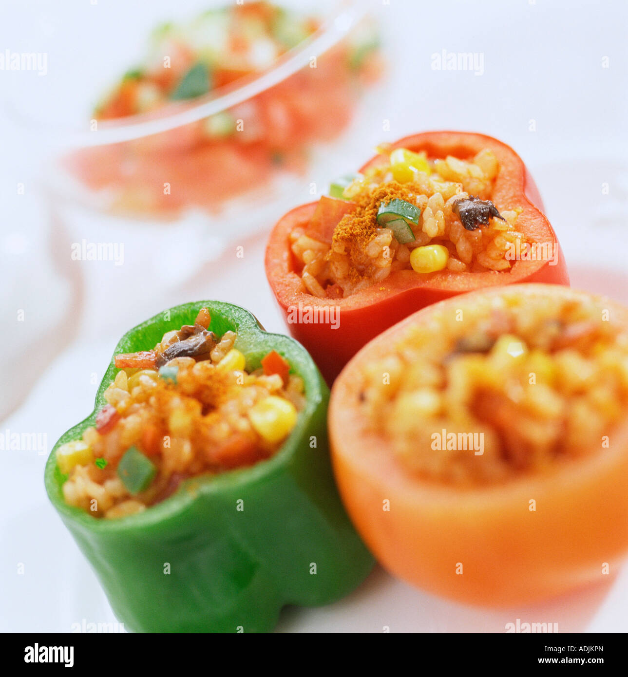 Western food ; fried rice in paprika Stock Photo - Alamy