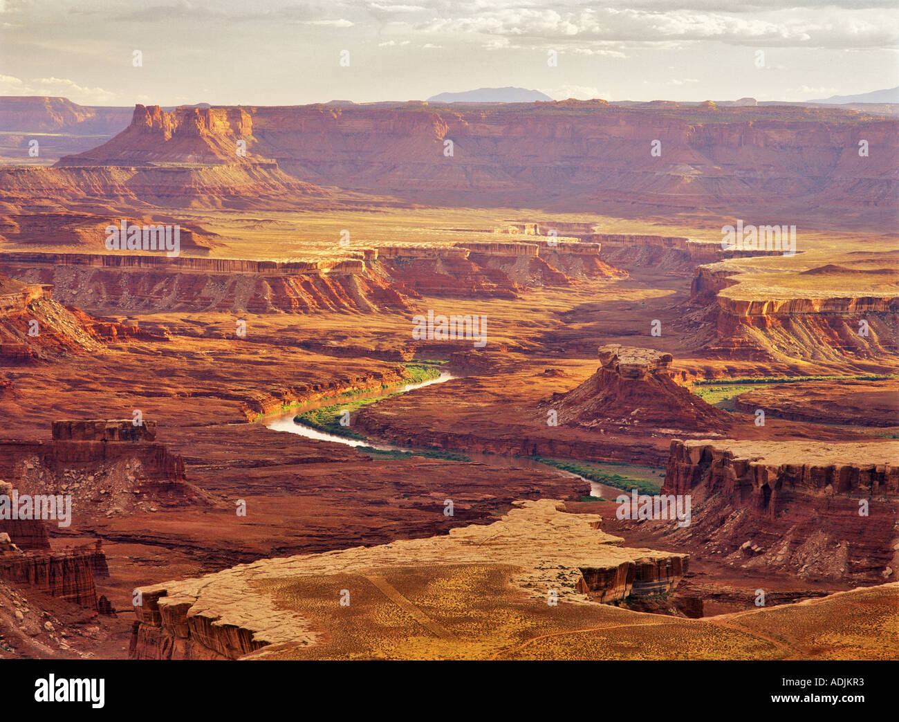 Green River from Green River Overlook Canyonlands Nationla Park Utah ...