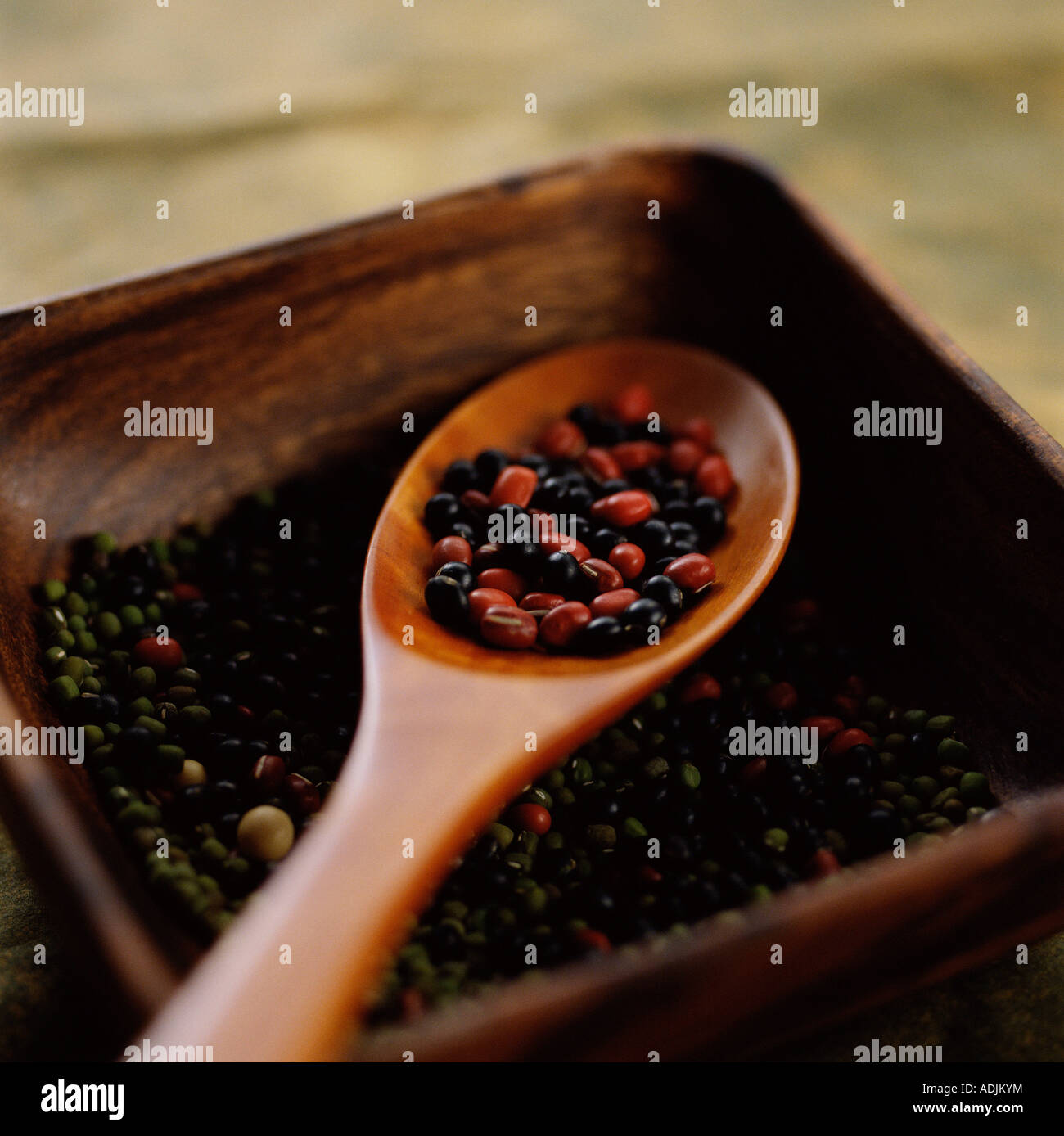 A spoon of beans Stock Photo - Alamy