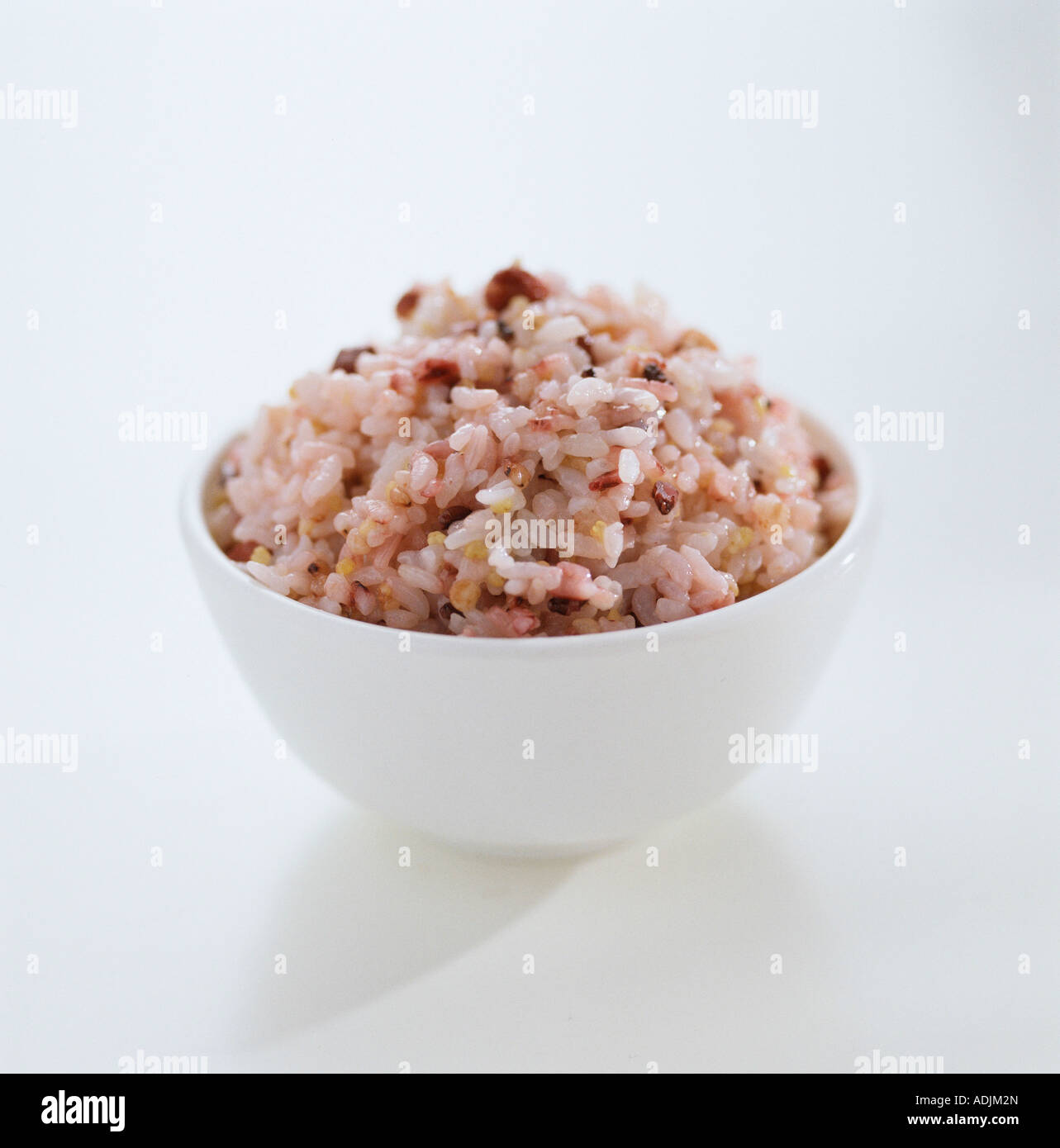 Korean food ; boiled rice with cereal Stock Photo - Alamy