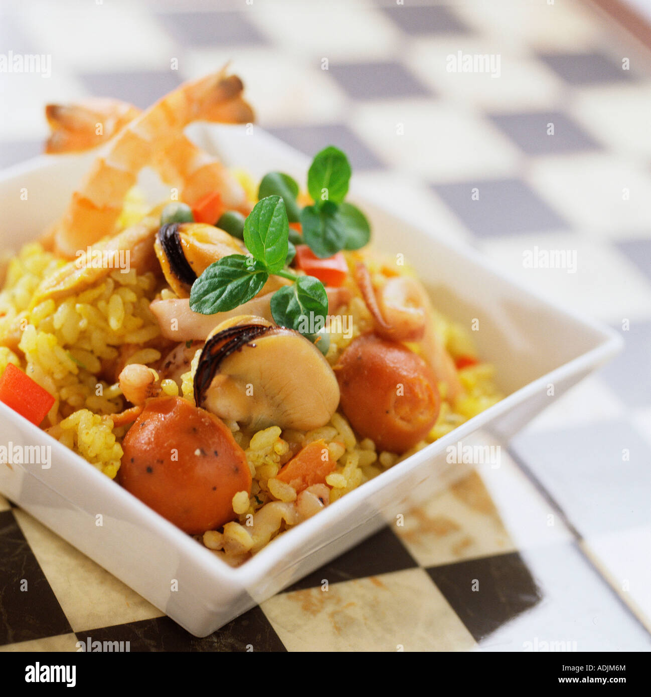 Western seafood dish Stock Photo - Alamy