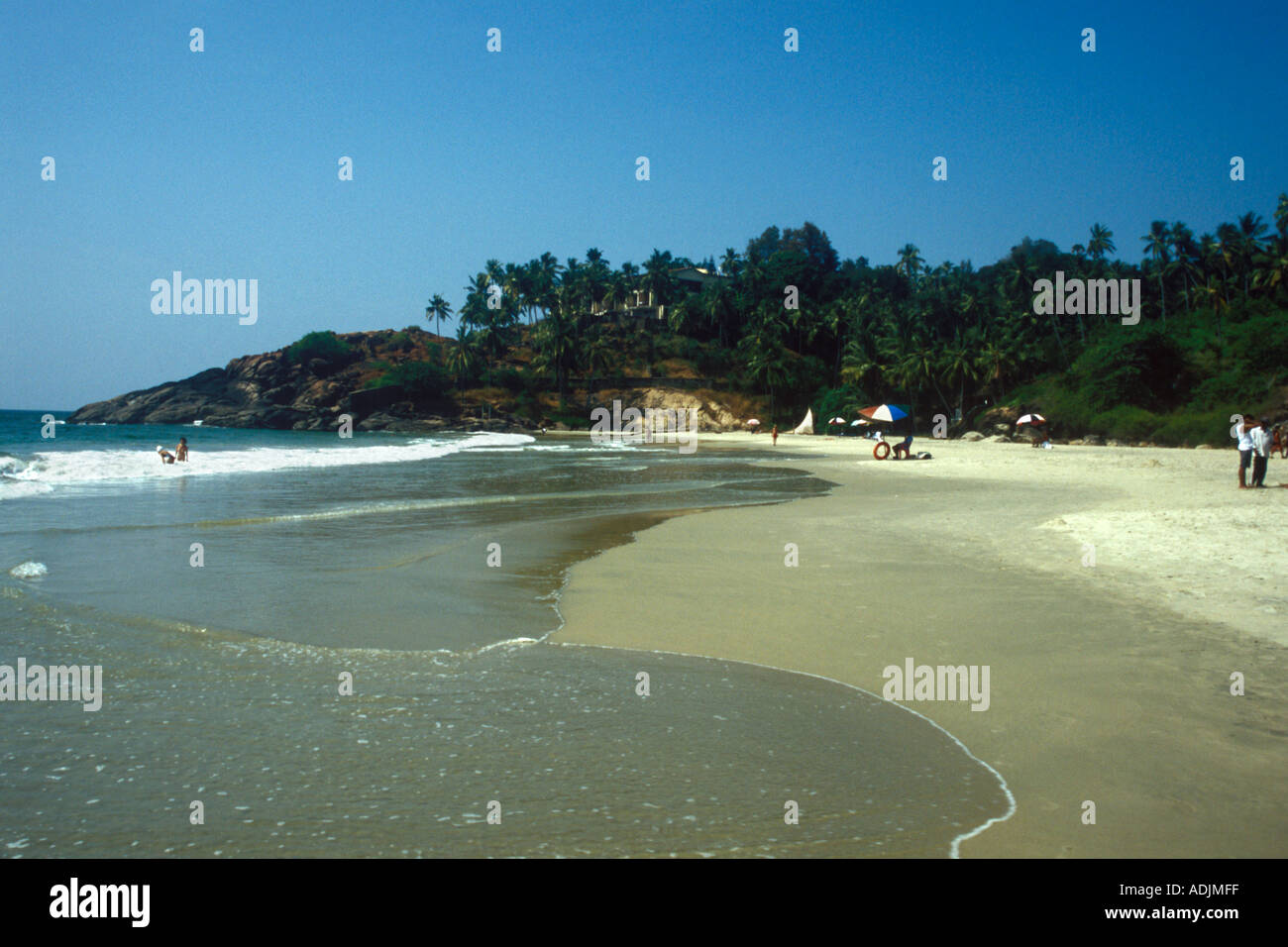 RHS70877 Kovalam Beach Trivandrum Kerala India Stock Photo - Alamy