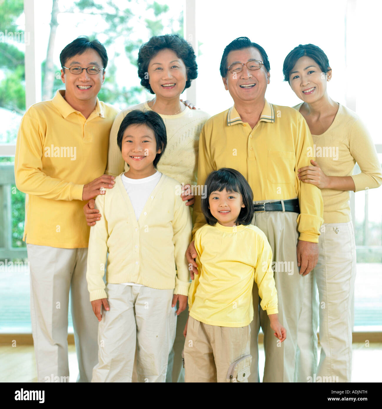 Happy Korean Family
