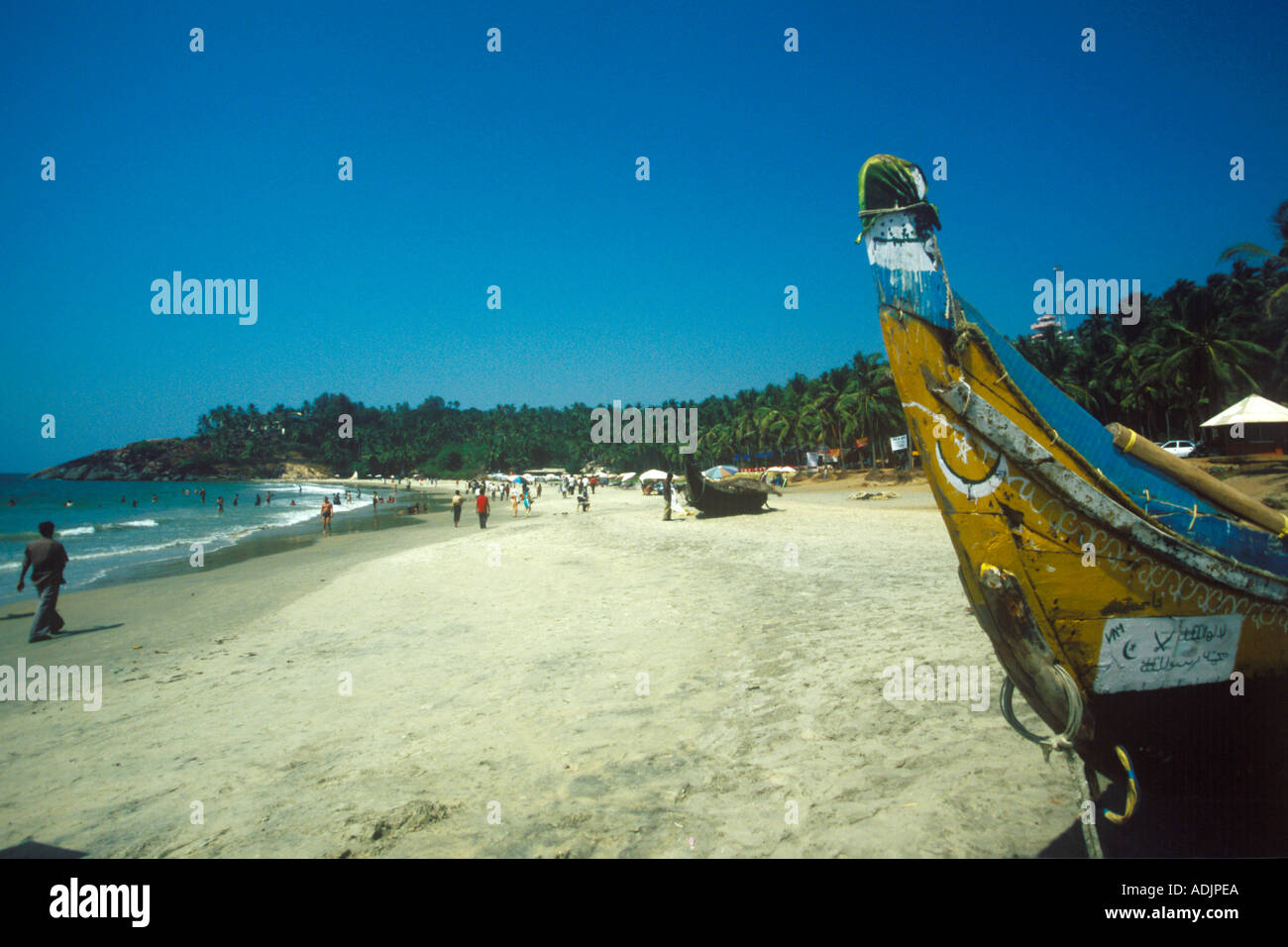 Kovalam Beach Trivandrum Kerala India Stock Photo - Alamy