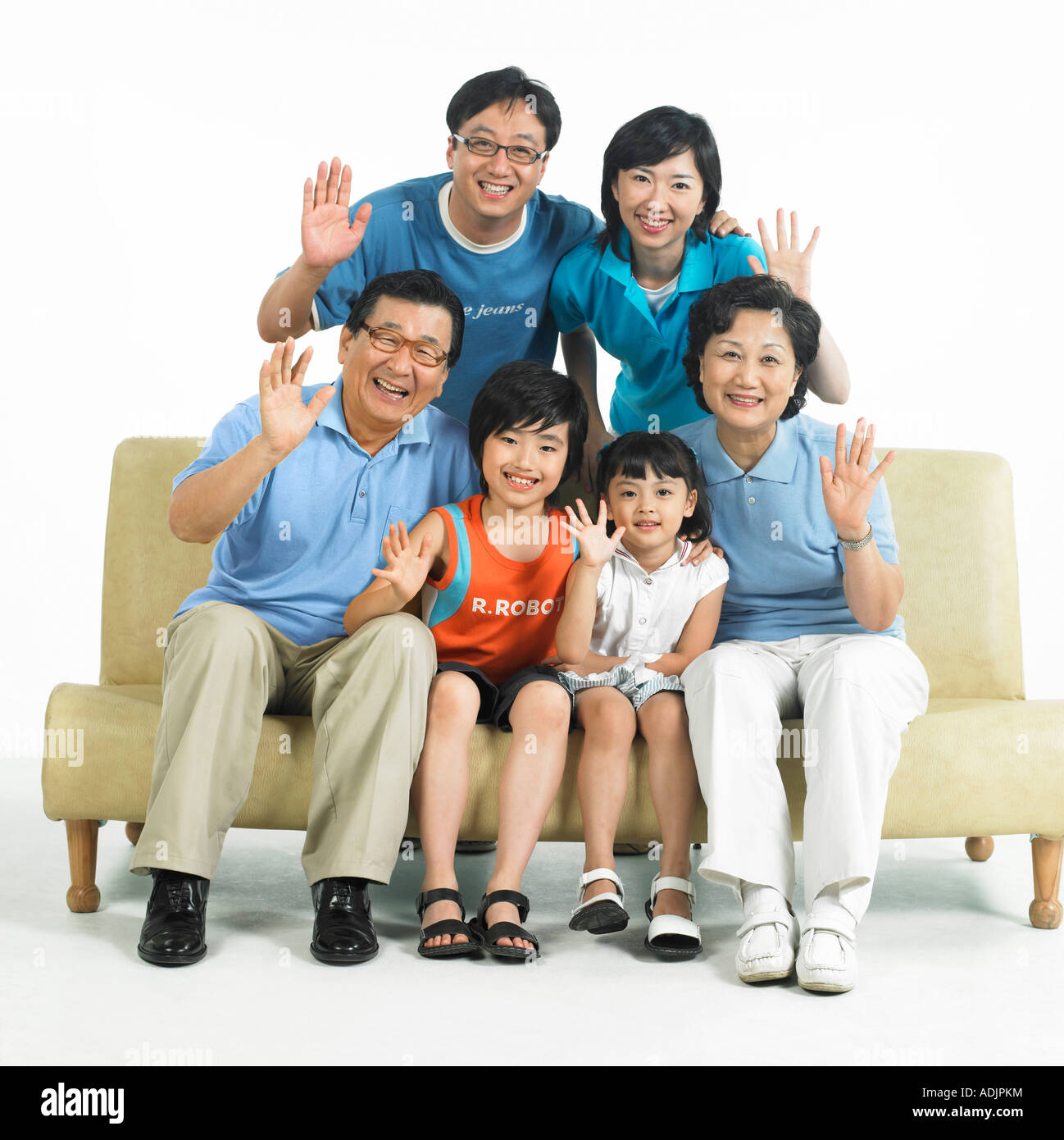 Happy Korean Family