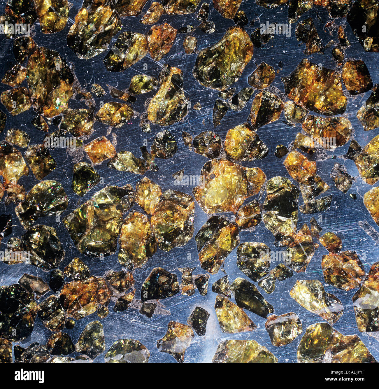 The Esquel pallasite Stock Photo - Alamy