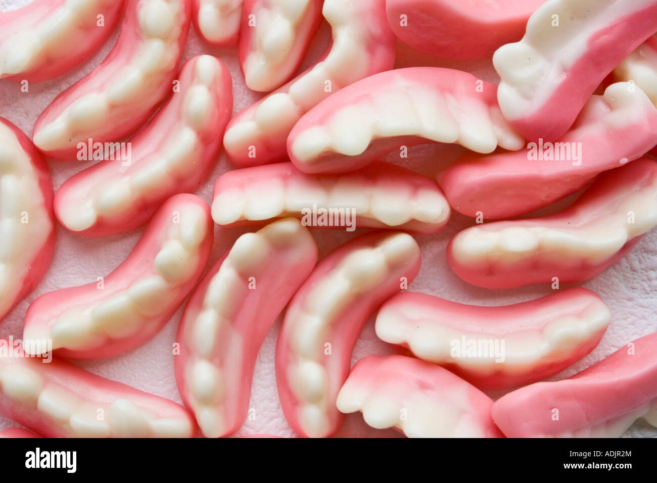 Children's chewy sweets shaped like dentures Stock Photo - Alamy