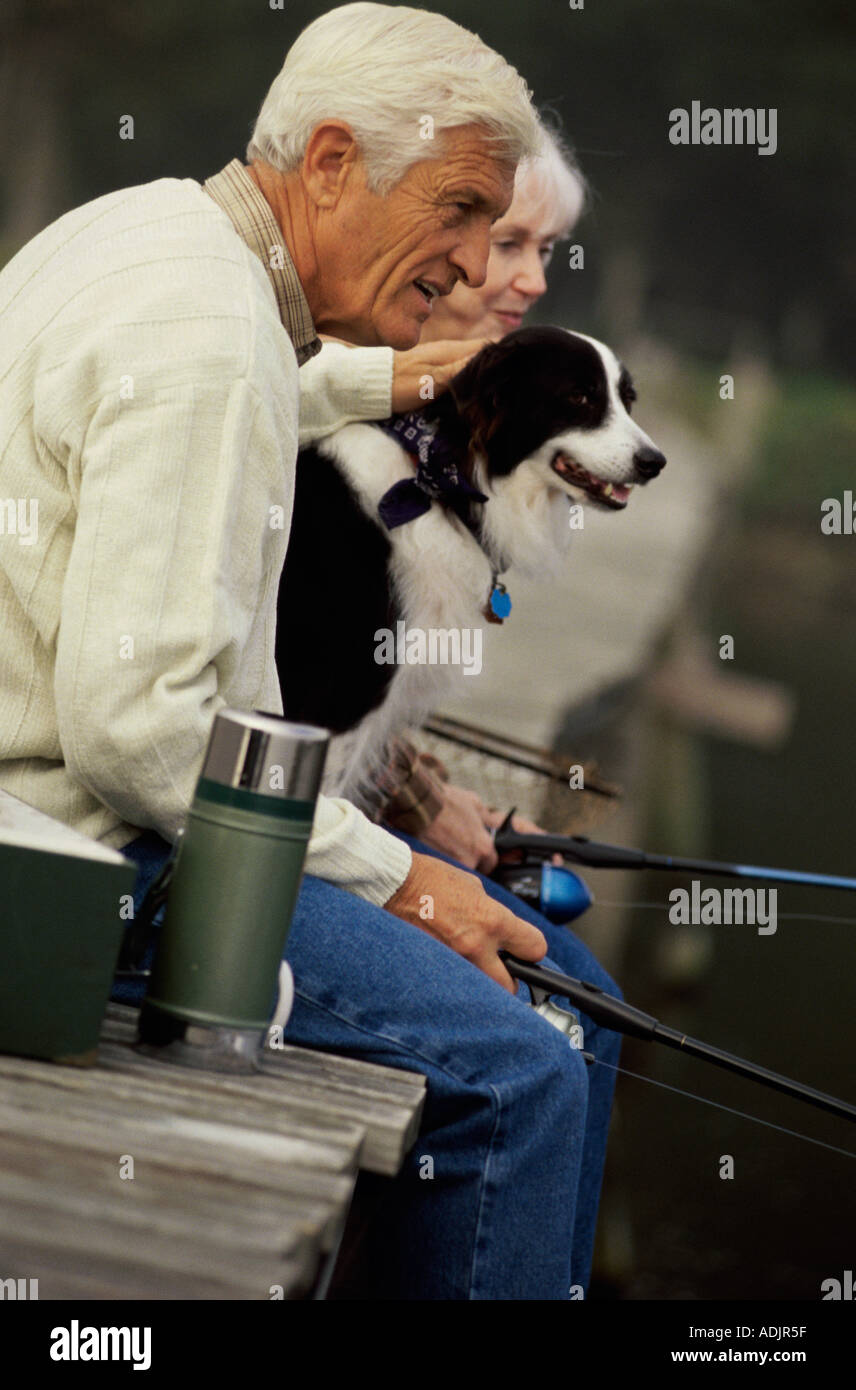 Dock people man woman animals hi-res stock photography and images - Alamy