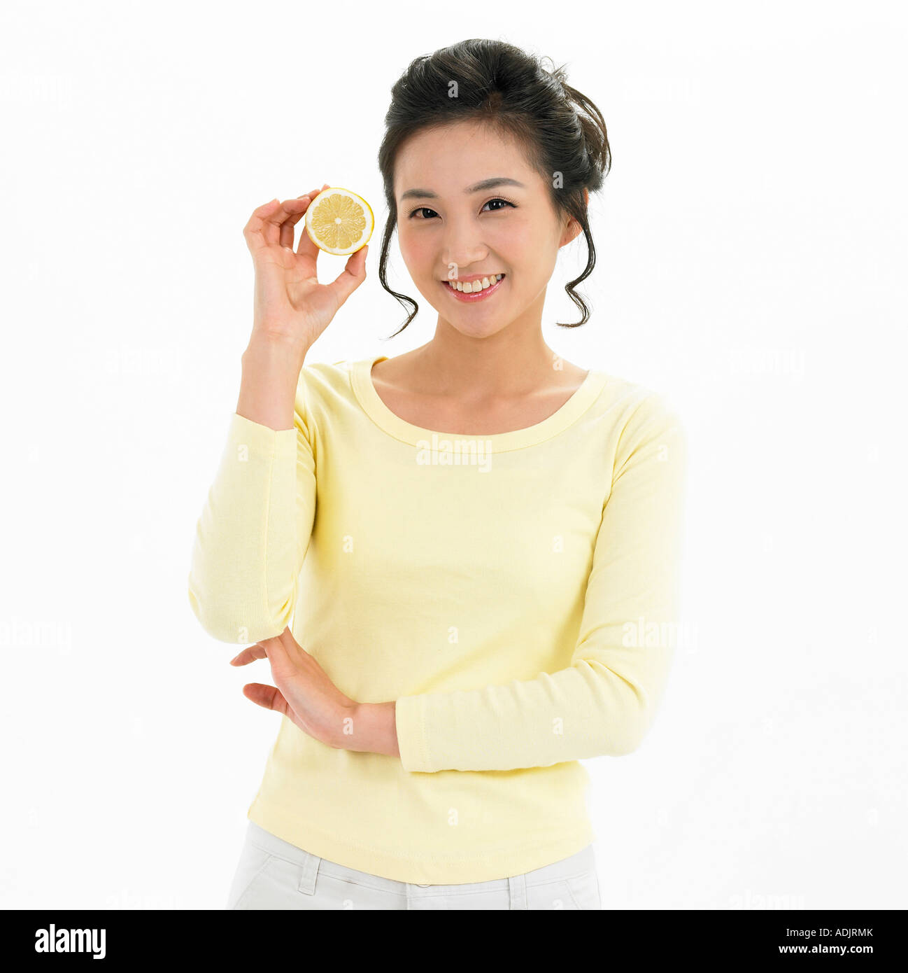 Woman taste sour hi-res stock photography and images - Alamy