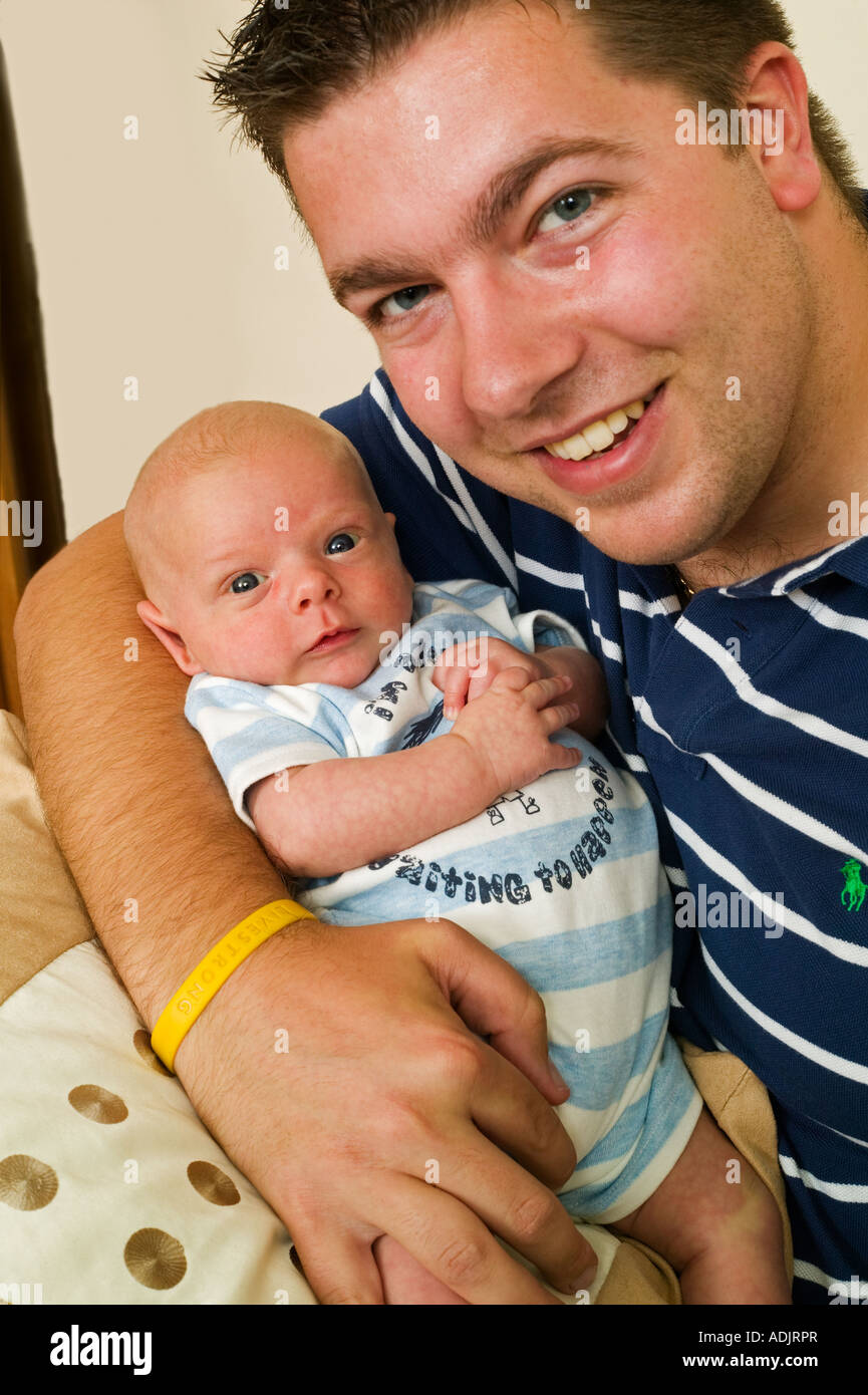 father with new baby Stock Photo - Alamy