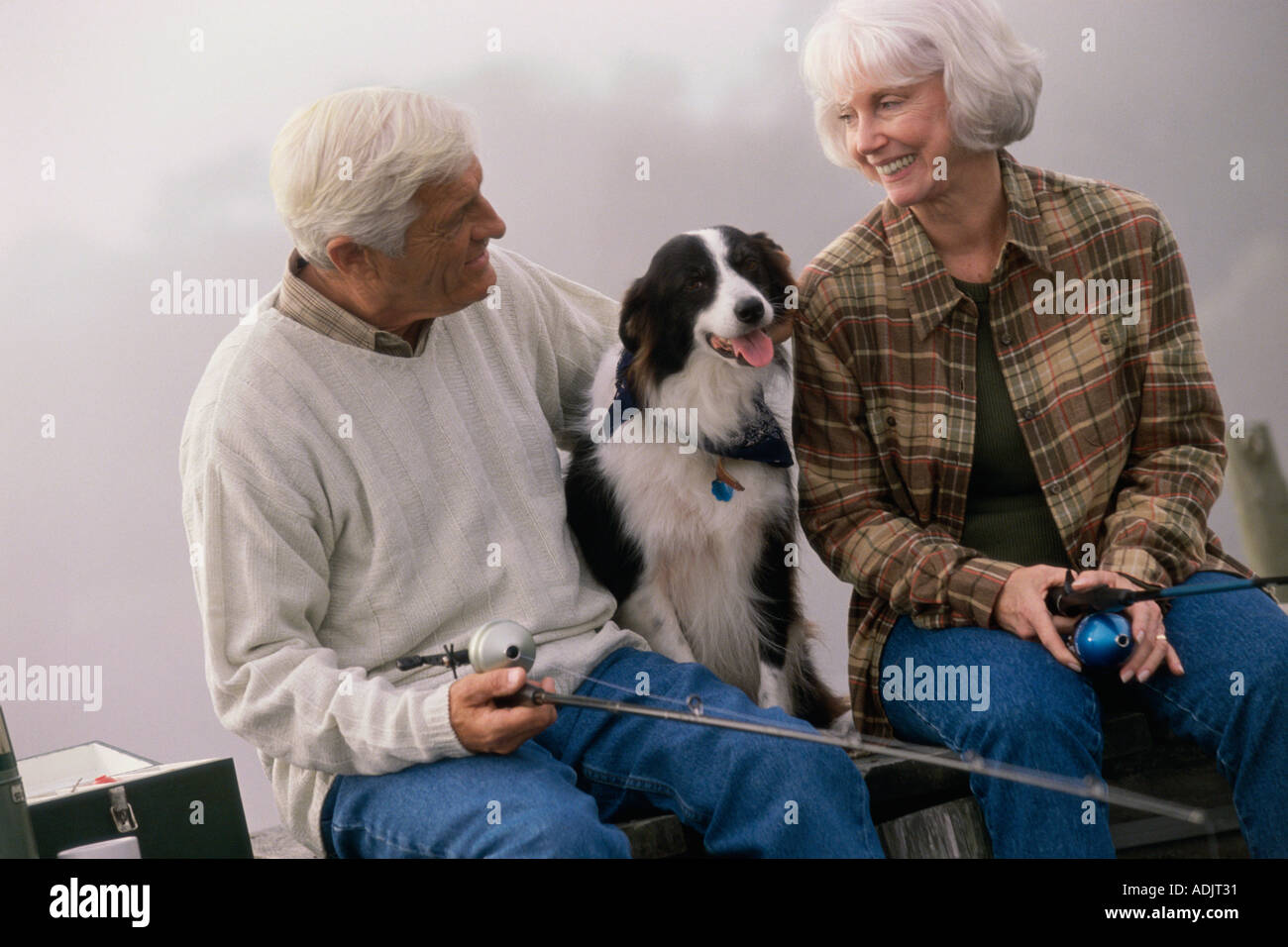 Dock people man woman animals hi-res stock photography and images - Alamy