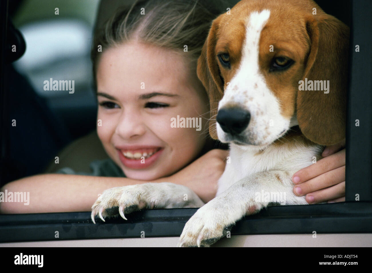 Girl and a dog girl and a dog hi-res stock photography and images - Alamy