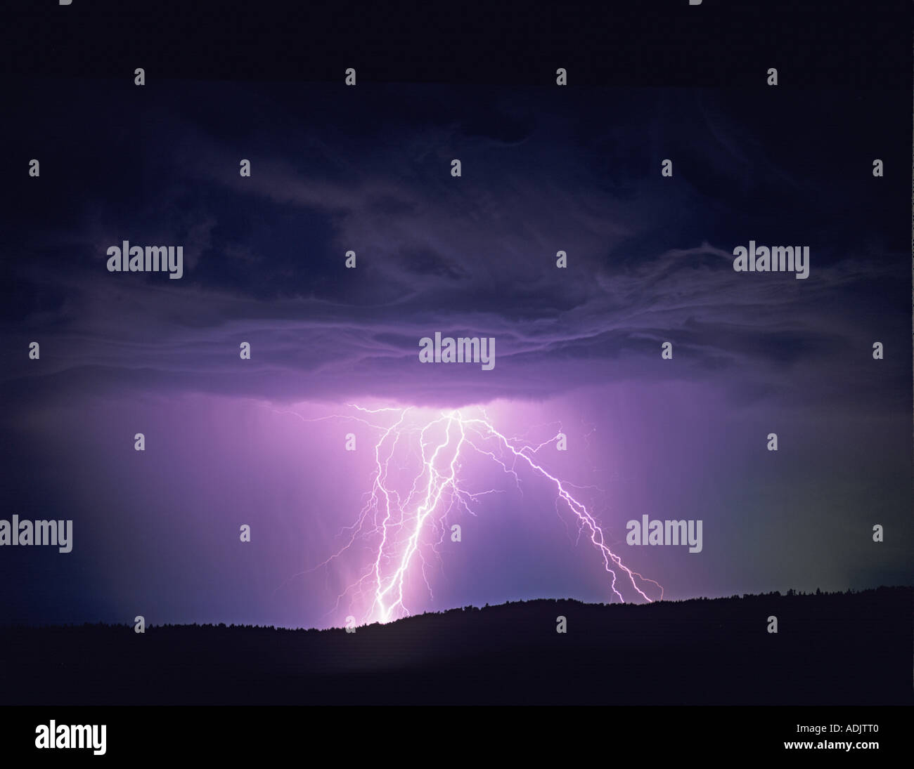 Lightning strikes rural area hi-res stock photography and images - Alamy
