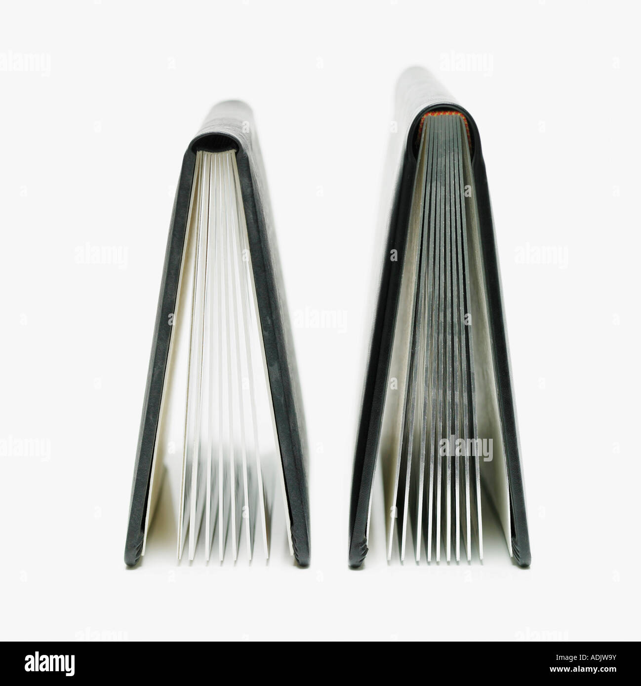 Two notebooks are standing Stock Photo - Alamy