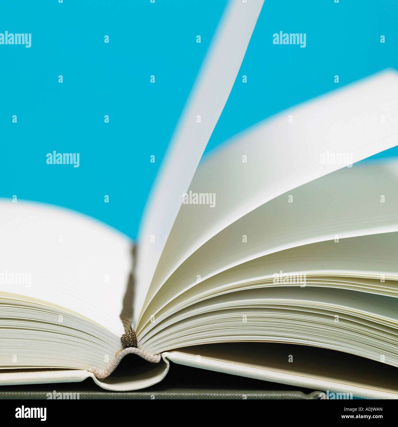 A opened notebook highlighted Stock Photo - Alamy