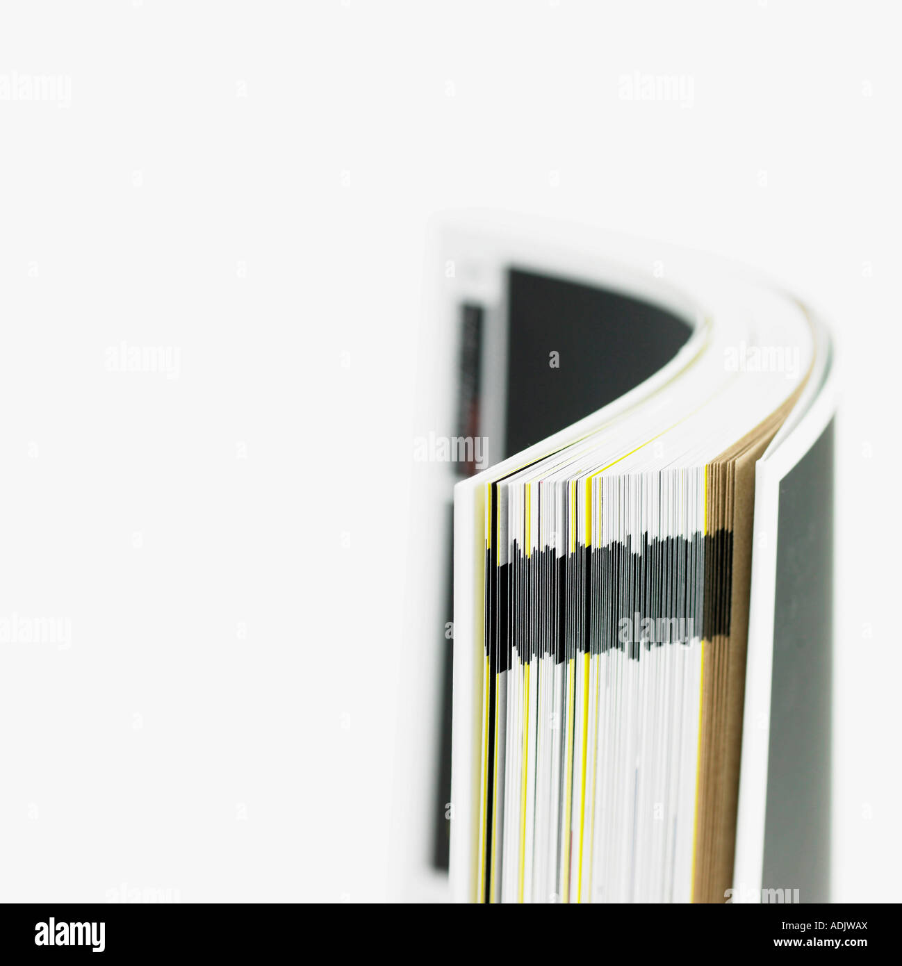 Curved magazine hi-res stock photography and images - Alamy
