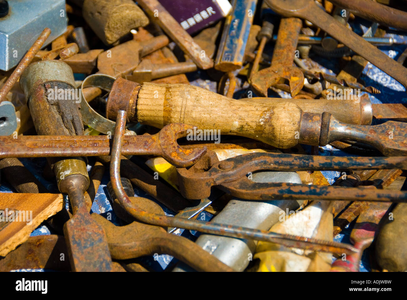 Old hand tools hi-res stock photography and images - Alamy