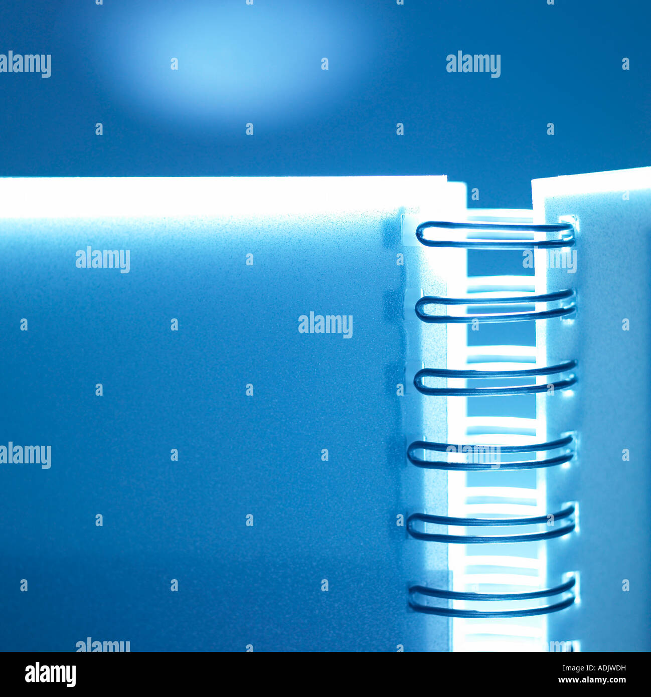 A notebook with spring shined by light Stock Photo - Alamy