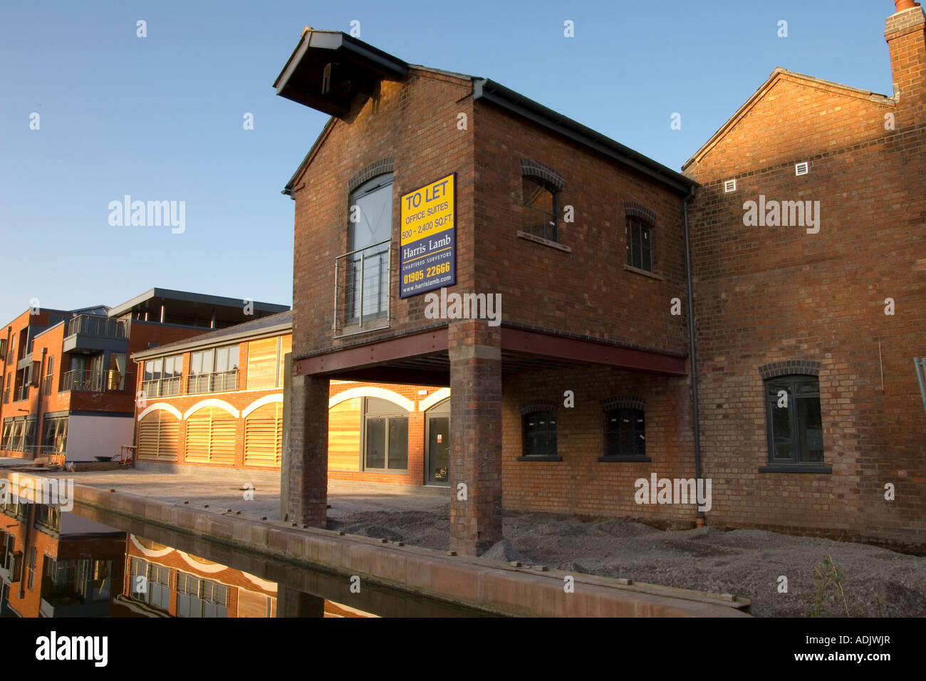 Diglis Canal Basin Stock Photo - Alamy