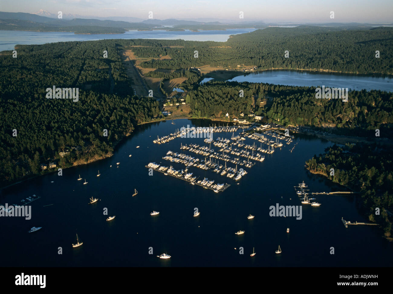 Roche harbour island aerial hi-res stock photography and images - Alamy