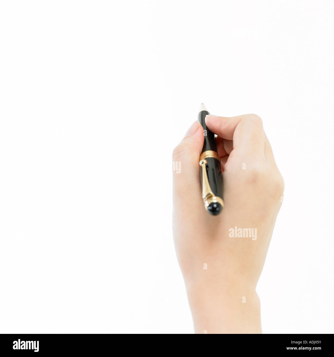 A hand writing with a ball point pen Stock Photo - Alamy