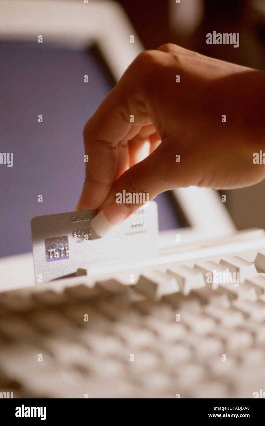 Hand swiping key card hi-res stock photography and images - Alamy