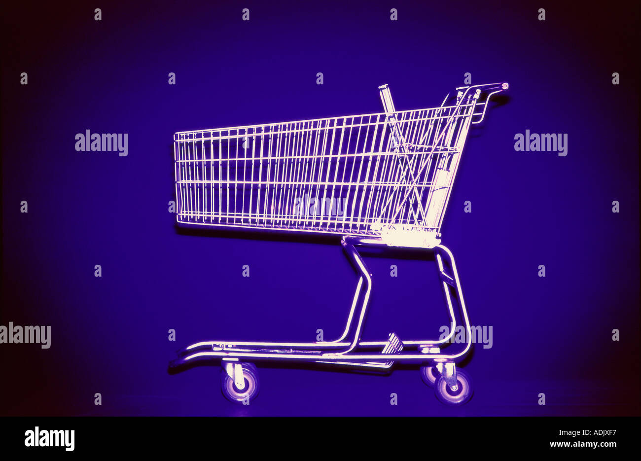 Side profile of a shopping cart Stock Photo - Alamy