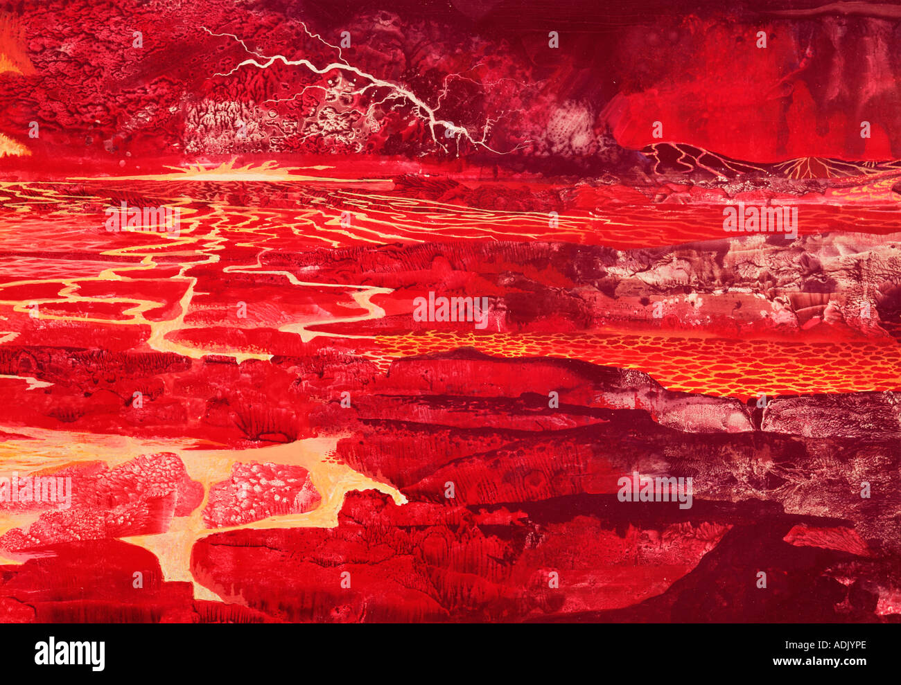 Surface of the early Earth Stock Photo - Alamy