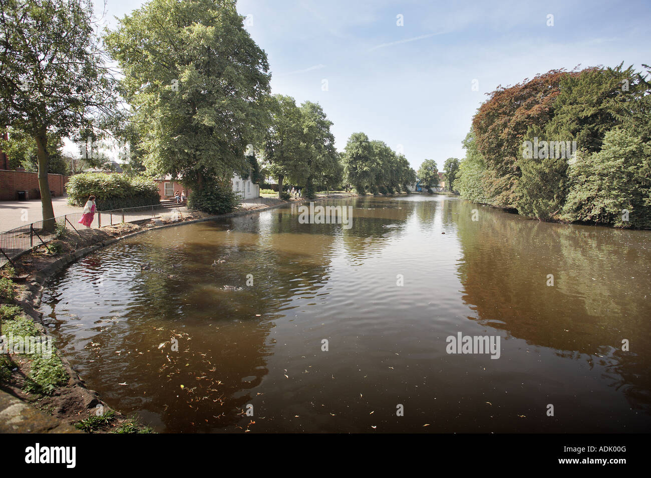 Minster Pool, Lichfield, Staffordshire, England Stock Photo - Alamy