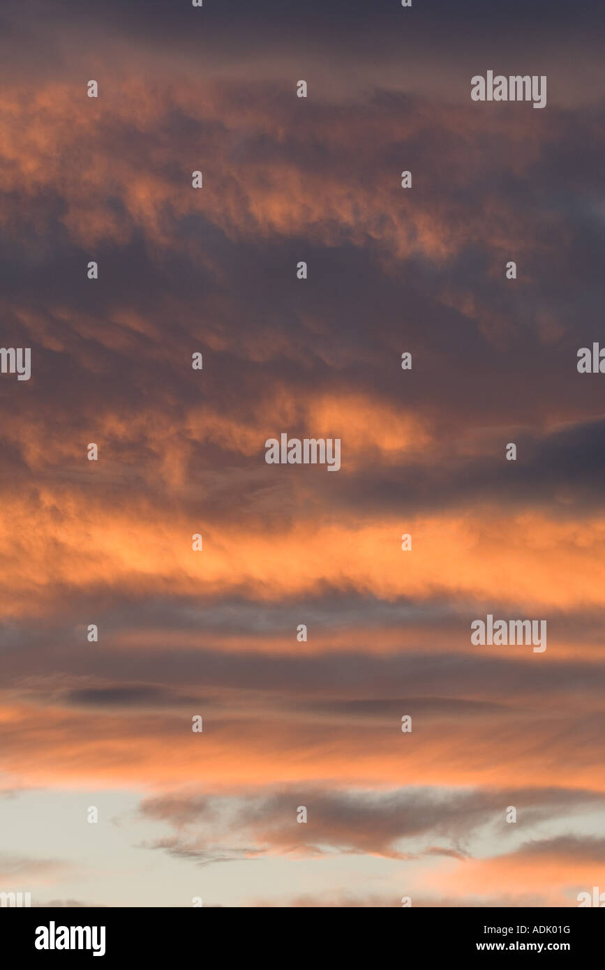 Cloudscape at sunset Stock Photo - Alamy