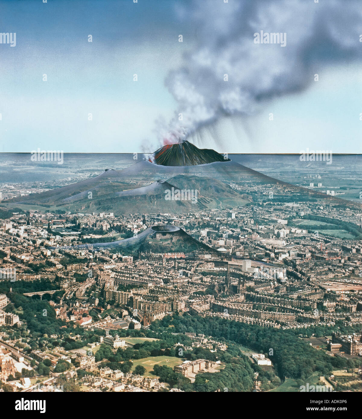 Edinburgh volcano Stock Photo: 7678821 - Alamy