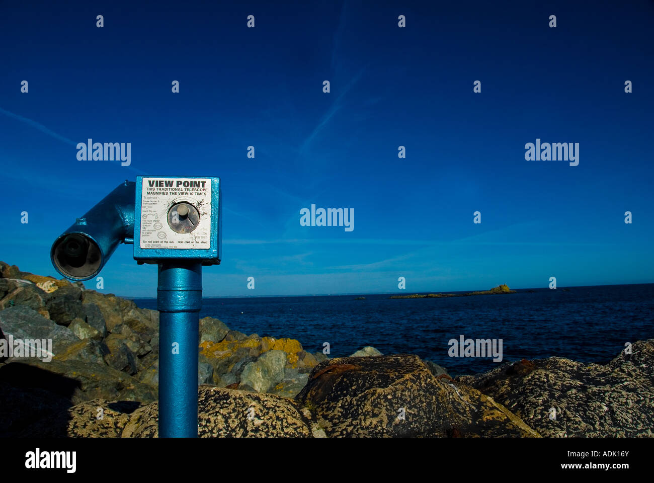 A Mousehole Viewpoint Cornwall Stock Photo - Alamy