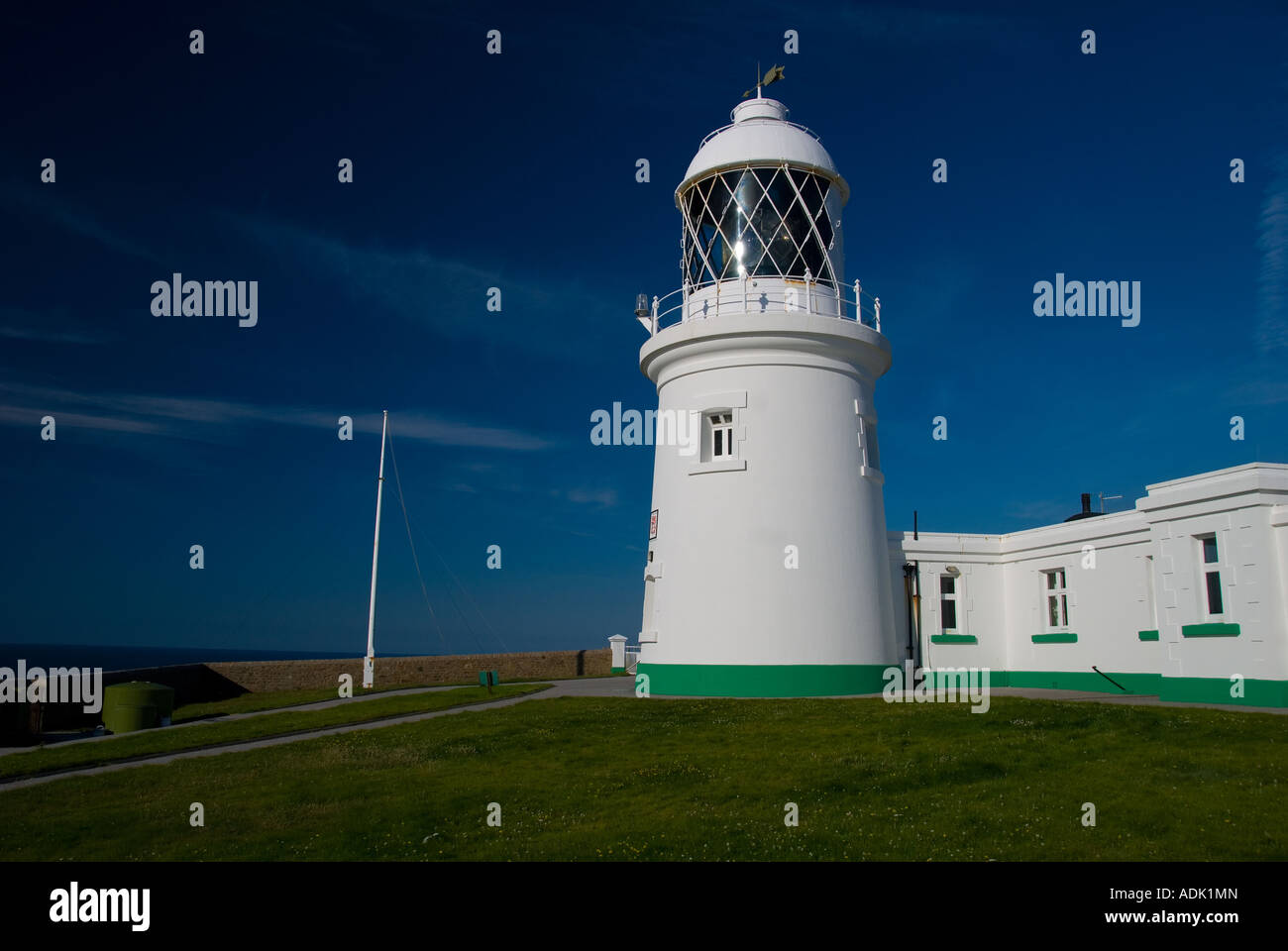 Pendeen Watch Lighthouse Stock Photo - Alamy