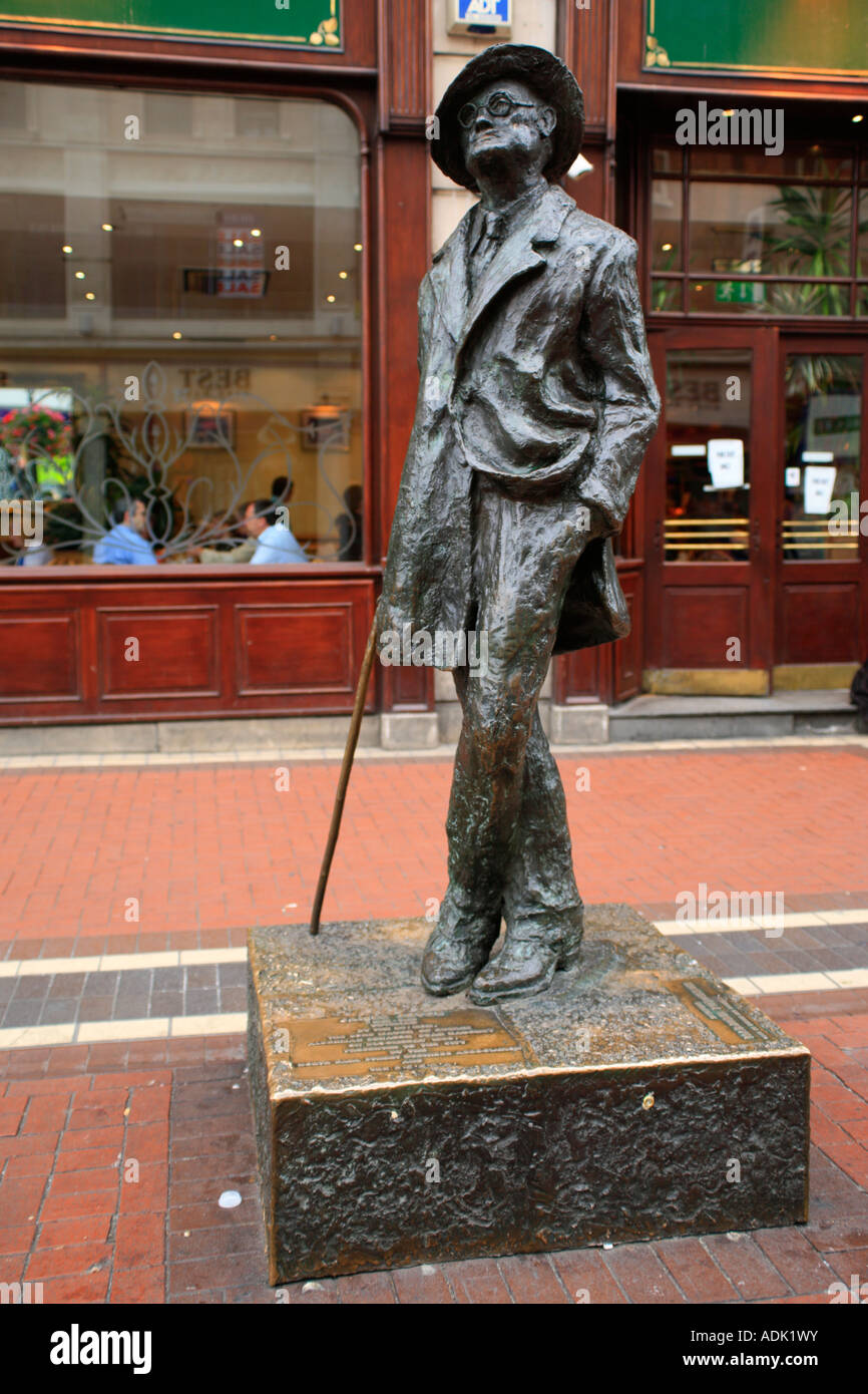 James Joyce Statue Dublin