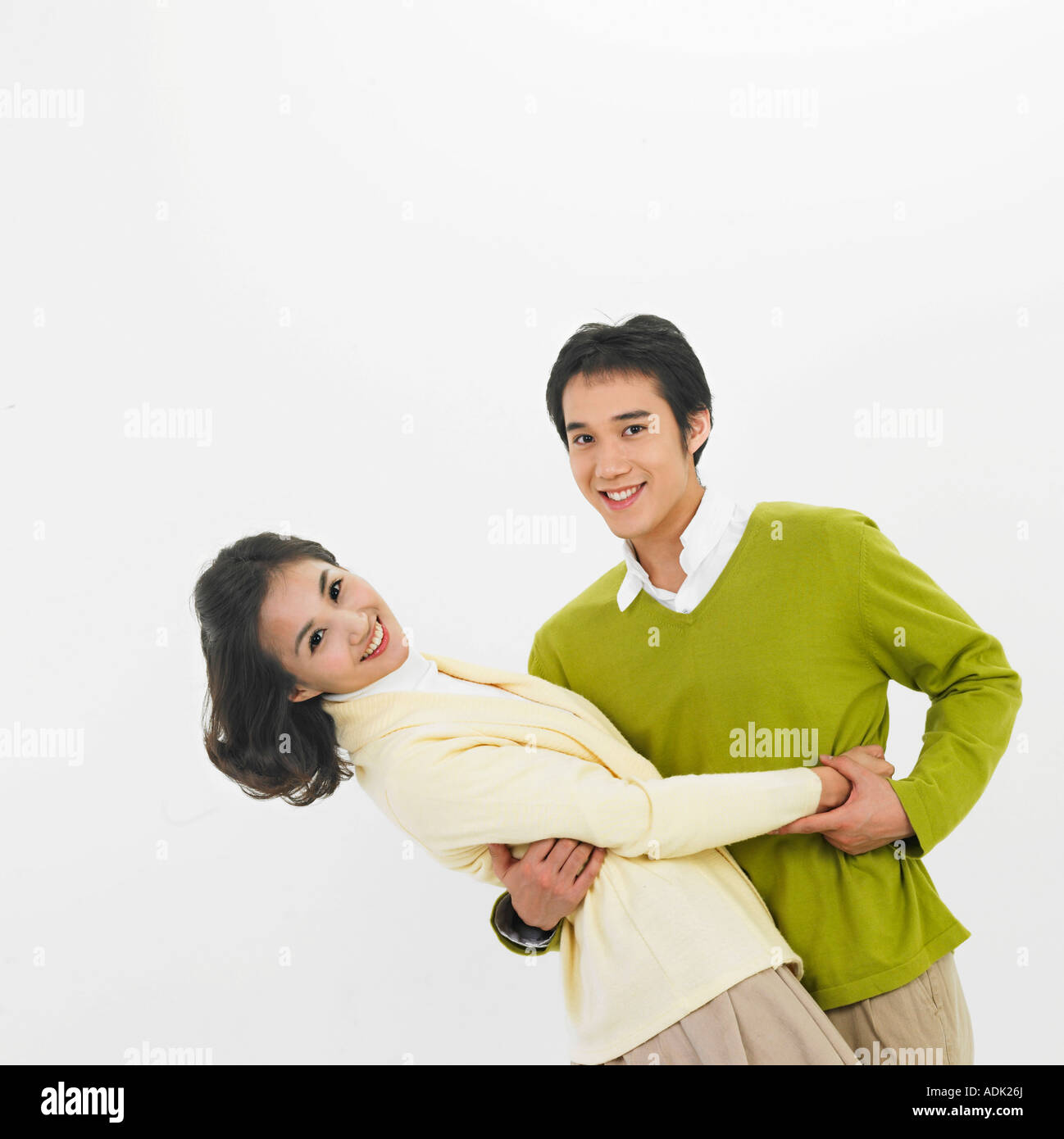 A couple dancing happily Stock Photo - Alamy