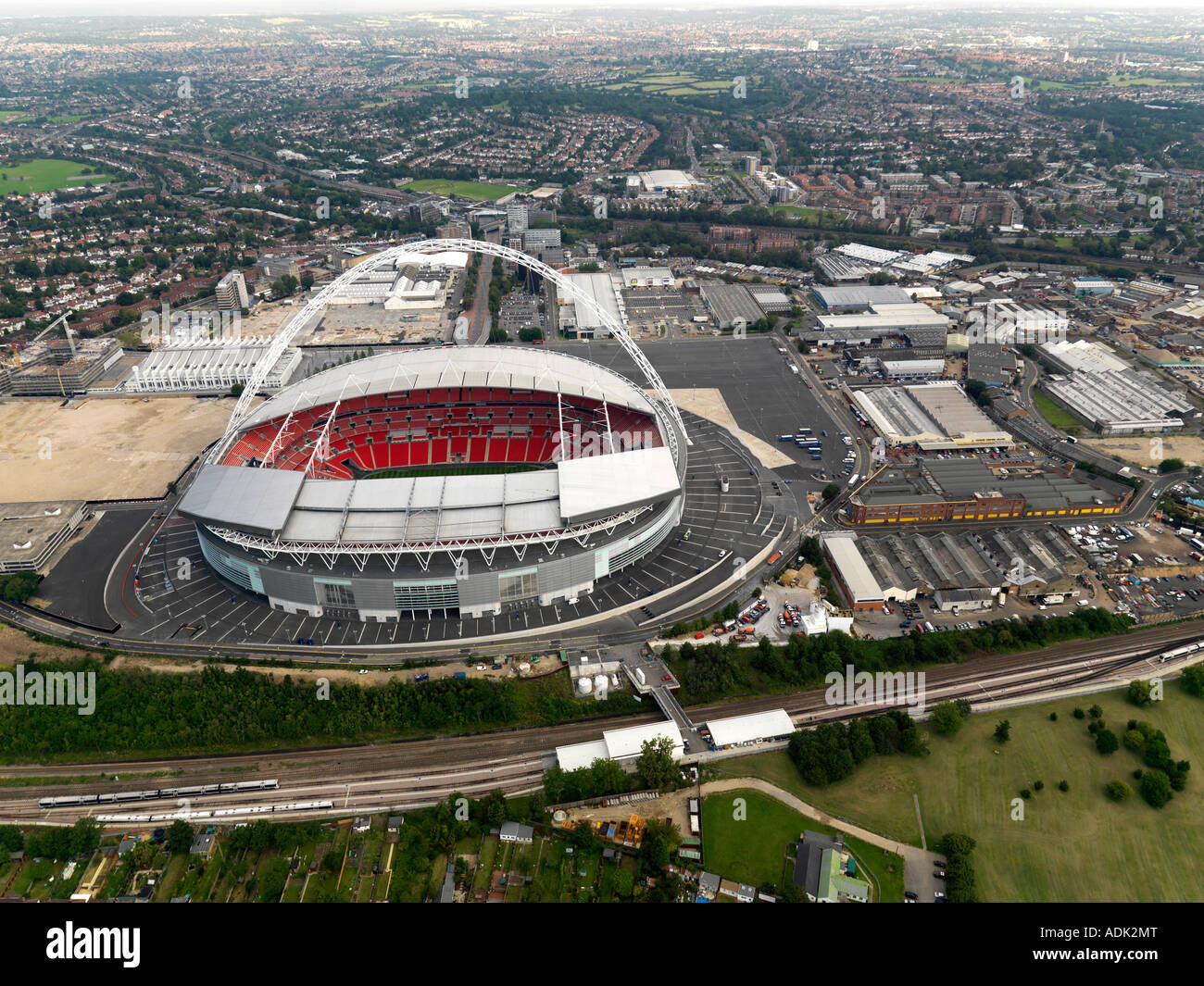 Wembley stadium aerial hi-res stock photography and images - Alamy