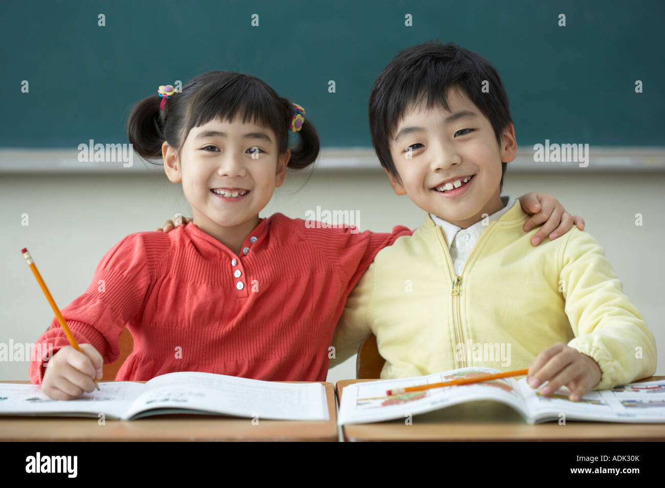 Students in the classroom Stock Photo - Alamy