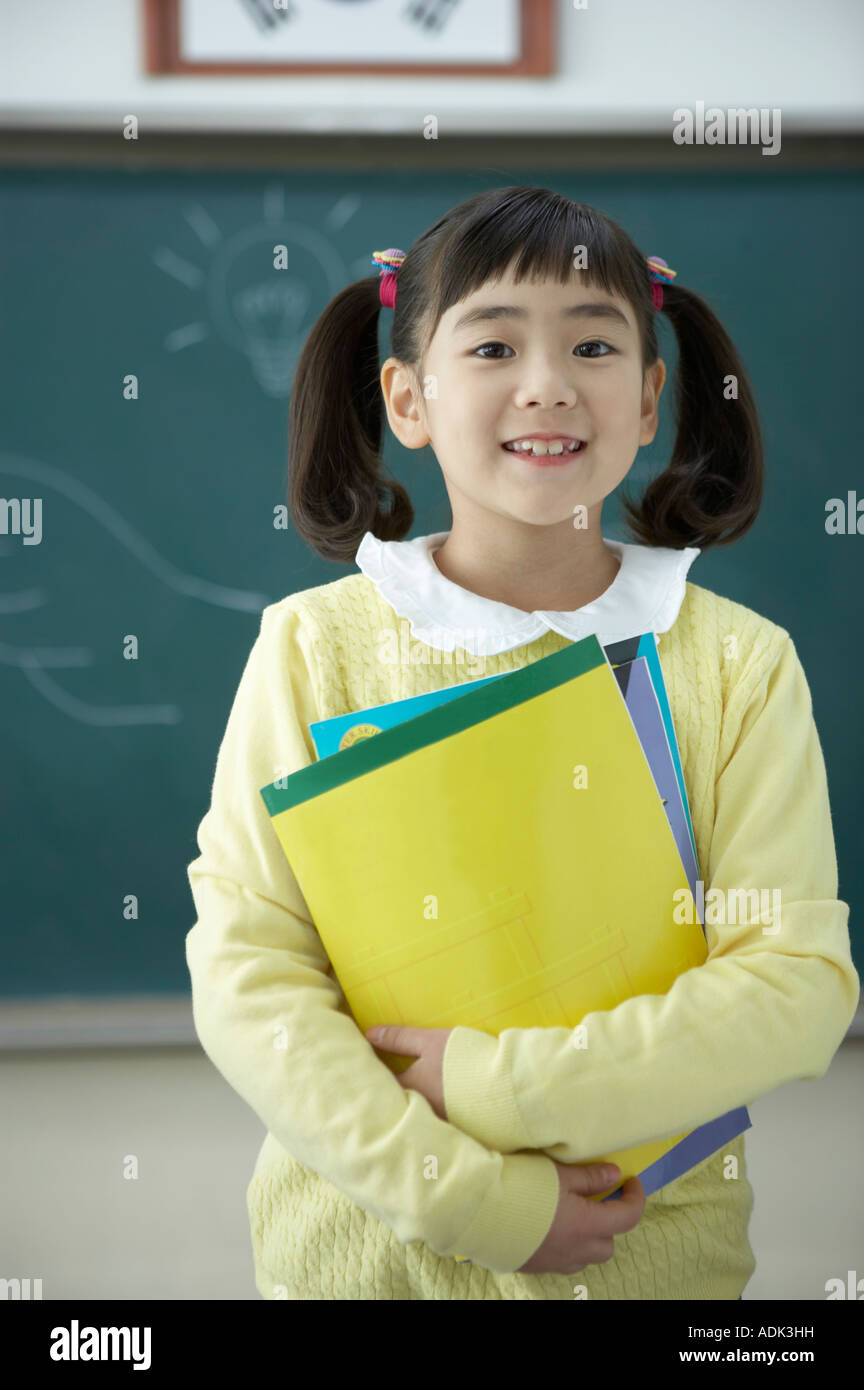 A girl in the class Stock Photo - Alamy
