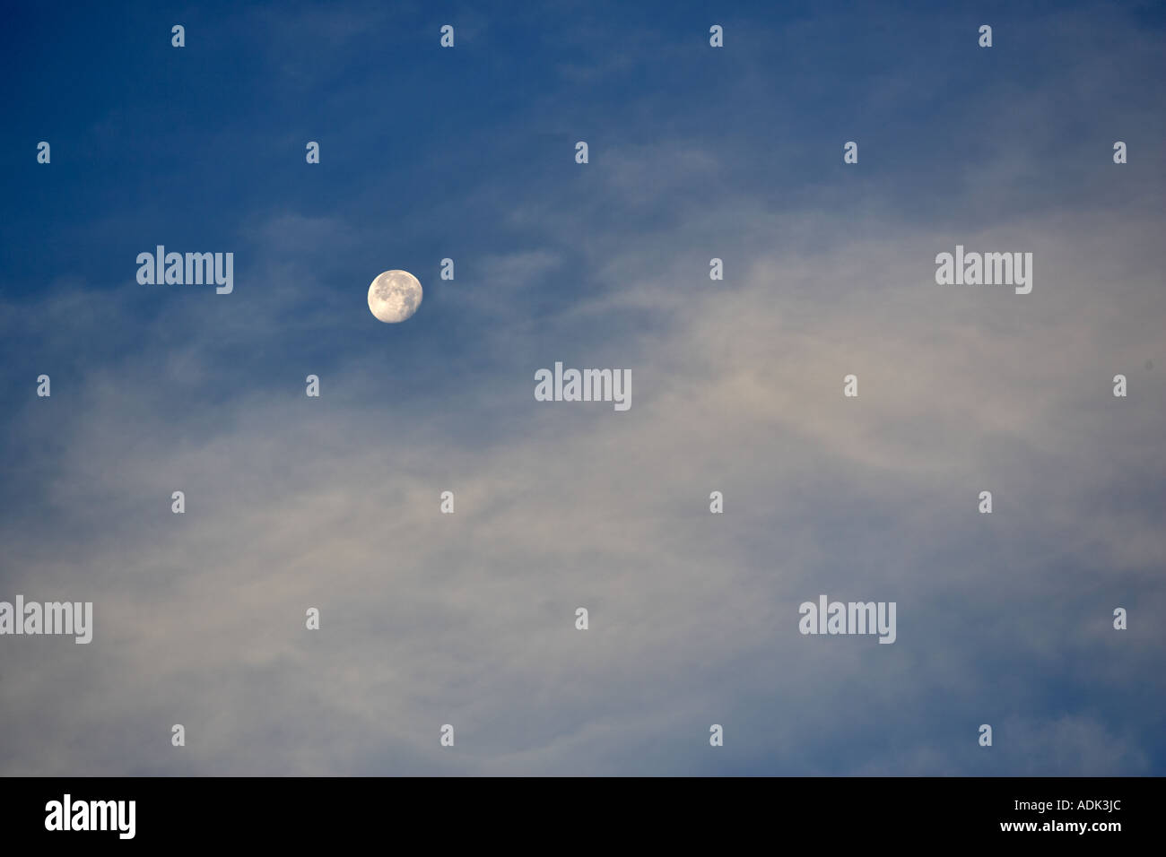 Clouds and moon over Cannon Beach Oregon Stock Photo - Alamy