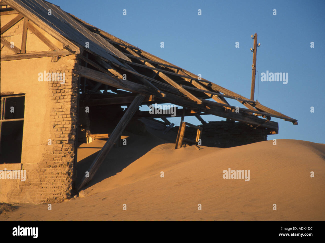 Namibia Kolmanskop Diamond Mine Ghost town building after 40 yrs ...