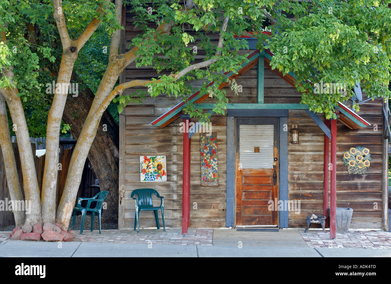 The Main Street Shack Halfway Oregon Stock Photo - Alamy