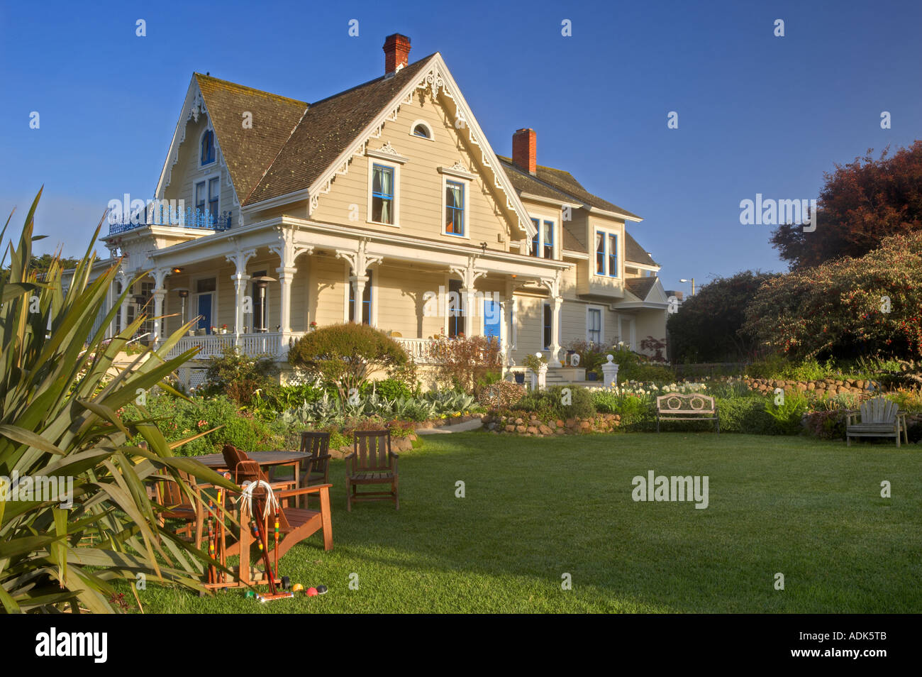 MacCallum House Inn Mendoceno California Stock Photo - Alamy